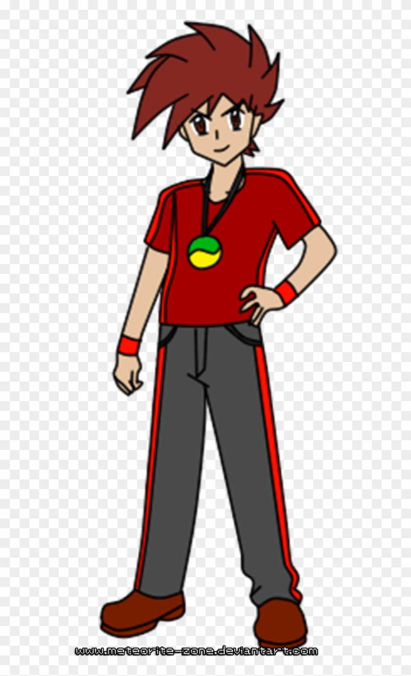 [pokemon Galaxy] Gary Oak By Galaxy-zone - Cartoon - Free Transparent ...